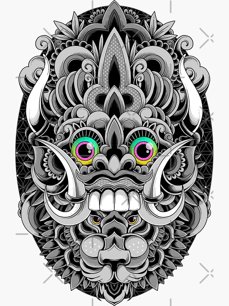 "Barong " Sticker by GODZILLARGE | Redbubble