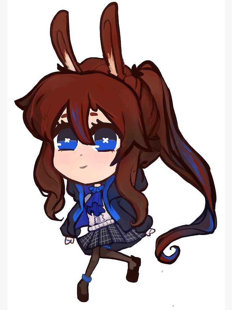 "Arknights Amiya Chibi" Art Print for Sale by guavamama | Redbubble