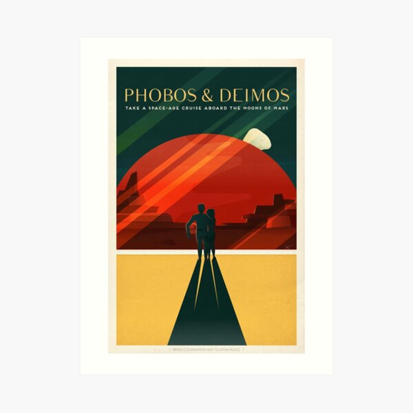 "PHOBOS & DEIMOS Space Age Cruise Aboard The Moon of Mars SpaceX ...