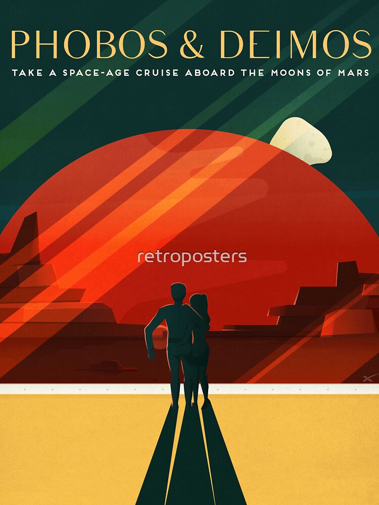 "PHOBOS & DEIMOS Space Age Cruise Aboard The Moon of Mars SpaceX ...
