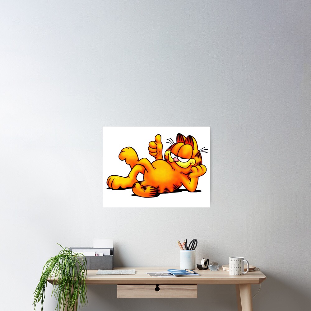 "Garfield The Cat" Poster by Milrocks | Redbubble