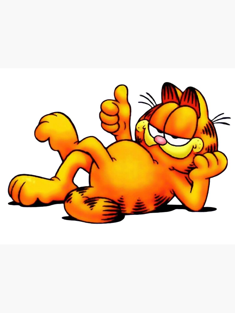 "Garfield The Cat" Poster by Milrocks | Redbubble