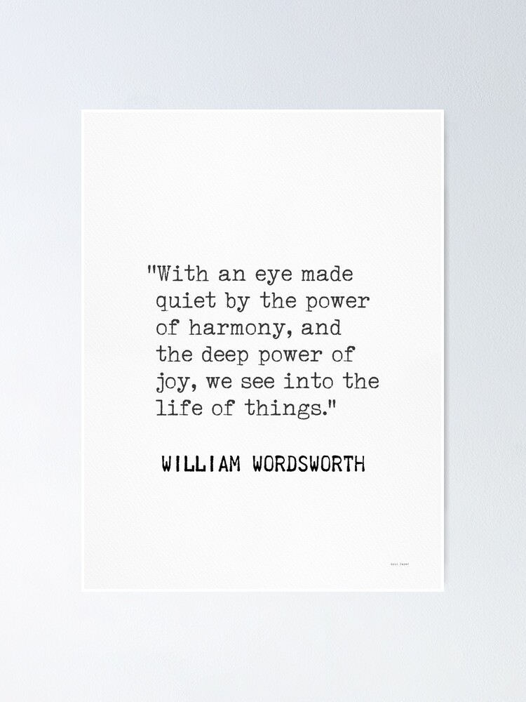 "William Wordsworth" Poster by Pagarelov | Redbubble