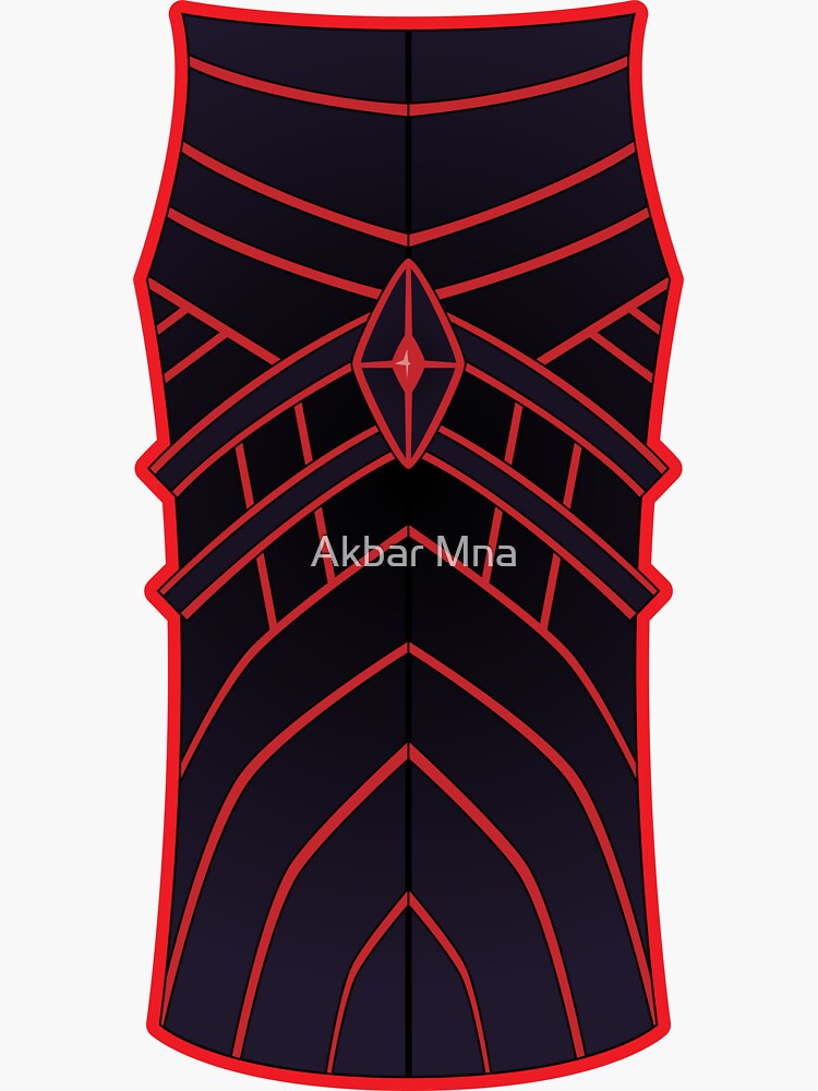 "Bofuri: Mirror of the Dark Night Shield" Sticker for Sale by AkbarMna ...