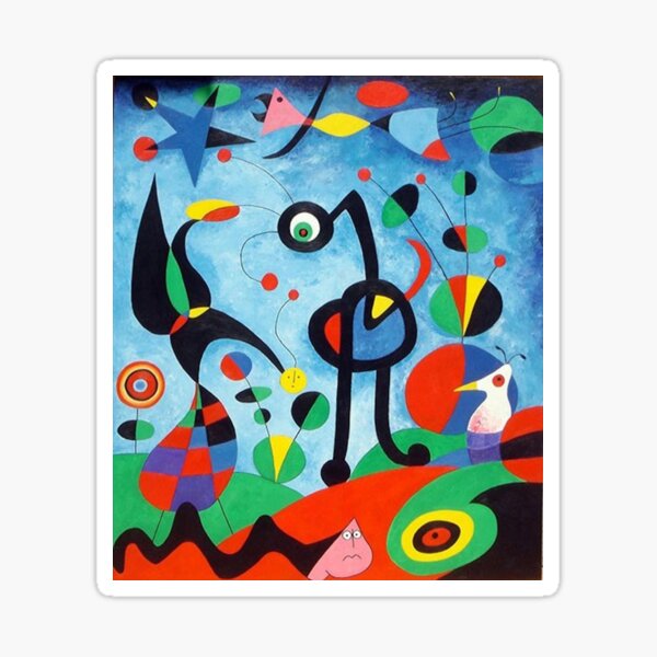 "Miro 22" Sticker for Sale by bettypure | Redbubble