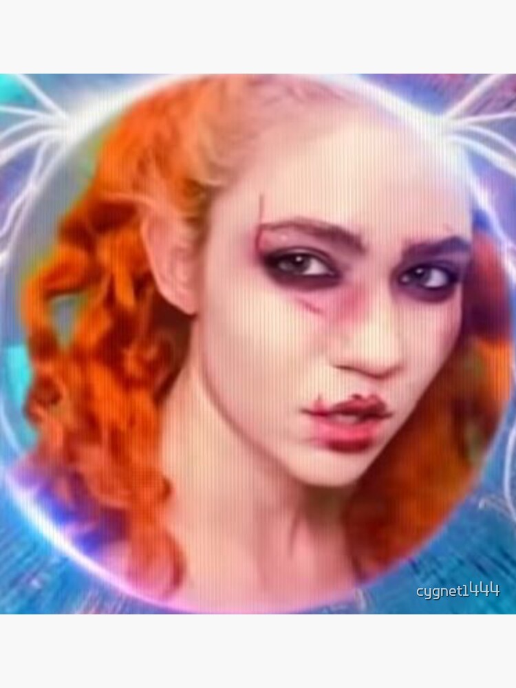 "grimes" Sticker by desmodontinae | Redbubble