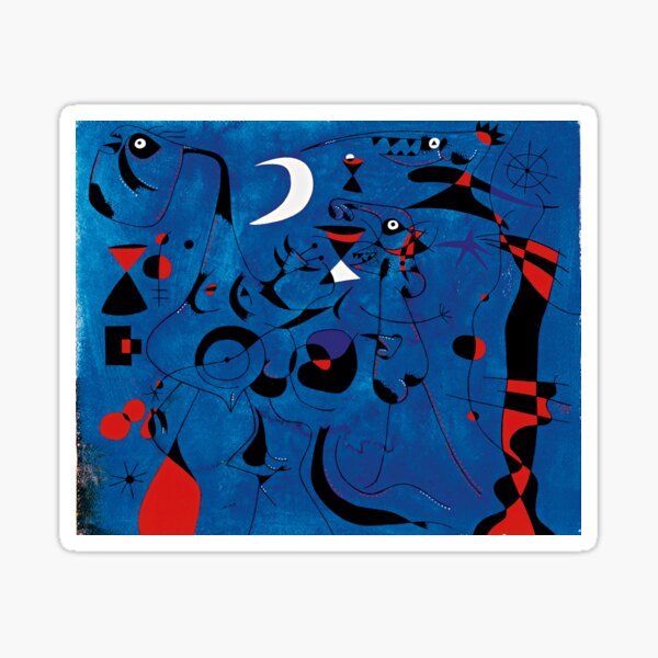"Miro 27" Sticker for Sale by bettypure | Redbubble