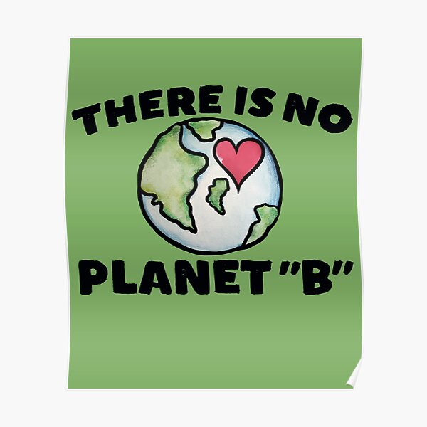 Poster: There Is No Planet B | Redbubble