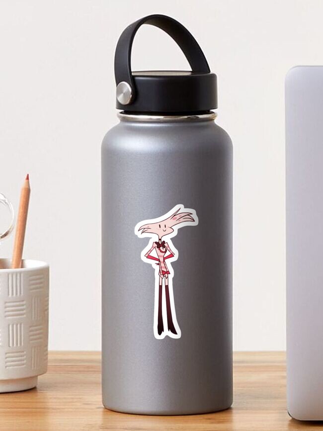 "tiny/chibi/simple angel dust sticker " Sticker for Sale by ellalune ...