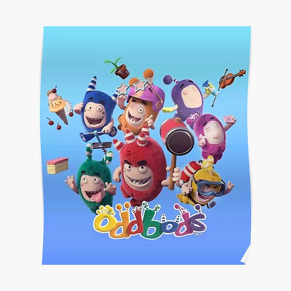 "Oddbods TV Animation 2020" Poster by Cloverkindschi | Redbubble