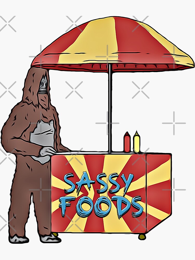 "Sassy Foods 2 The Big Lez Show" Sticker for Sale by templeofhodl ...