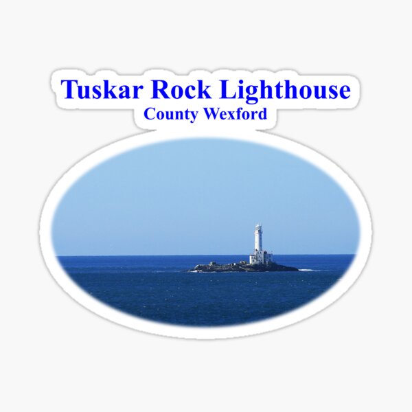 "Tuskar Rock" Sticker for Sale by DavidRMurphy | Redbubble
