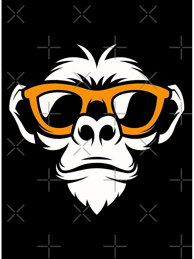 "Monkey face" Poster by tambustore | Redbubble
