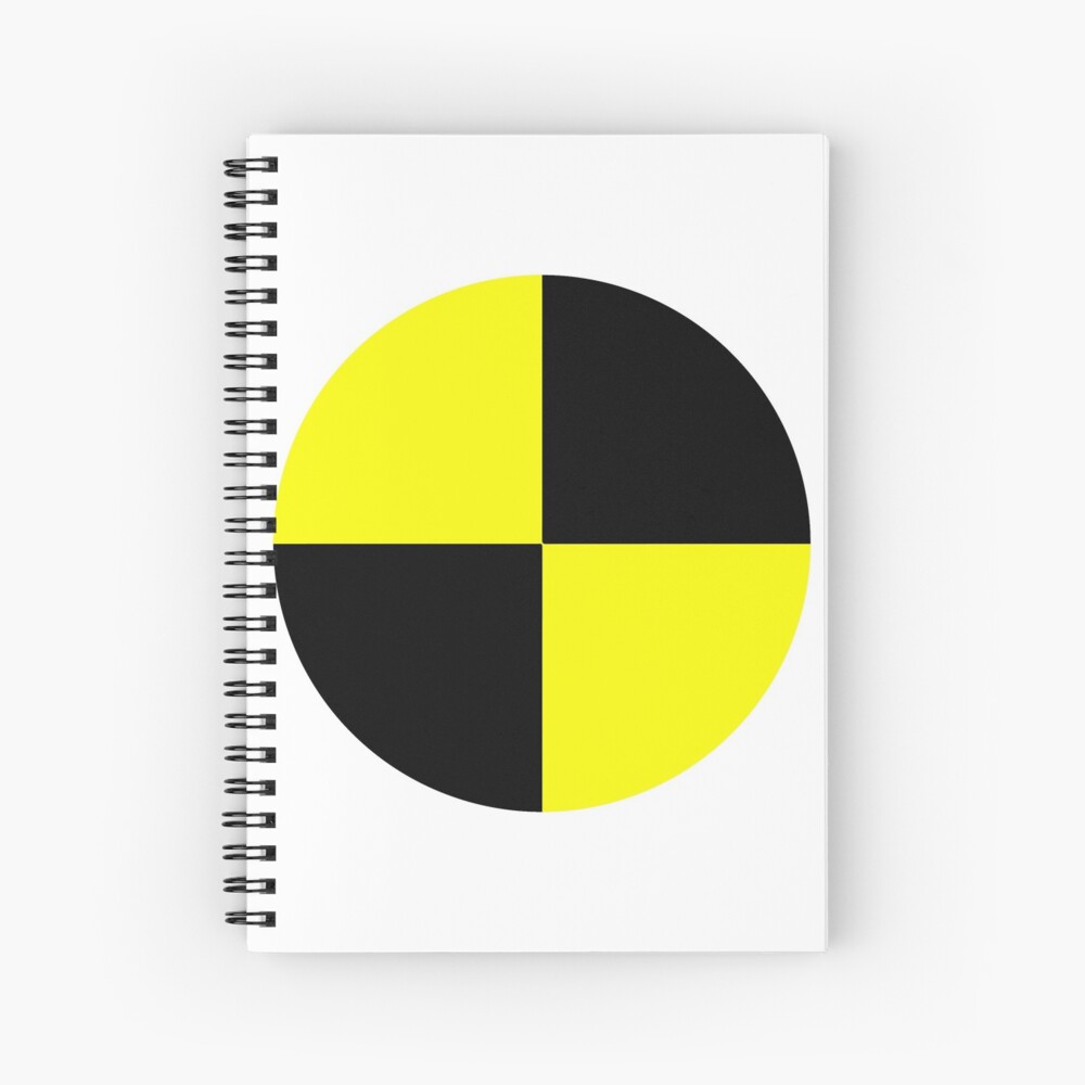 "Crash Test Dummy Marker" Spiral Notebook by masterchef-fr | Redbubble