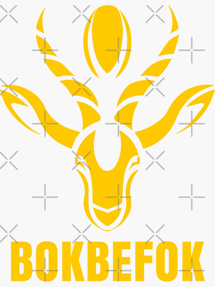 "Bokbefok South Africa Rugby World Champion Springboks Gift" Sticker ...