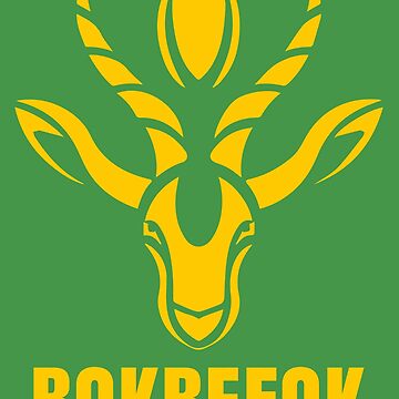 "Bokbefok South Africa Rugby World Champion Springboks Gift" Sticker ...