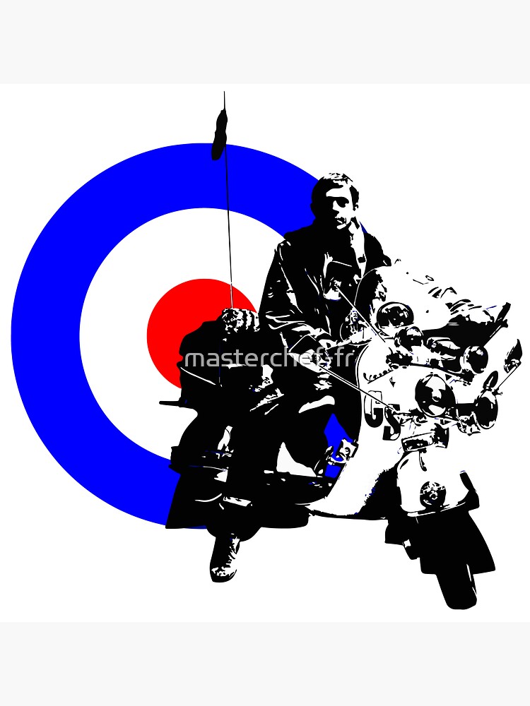 "Mod and scooter" Sticker for Sale by masterchef-fr | Redbubble
