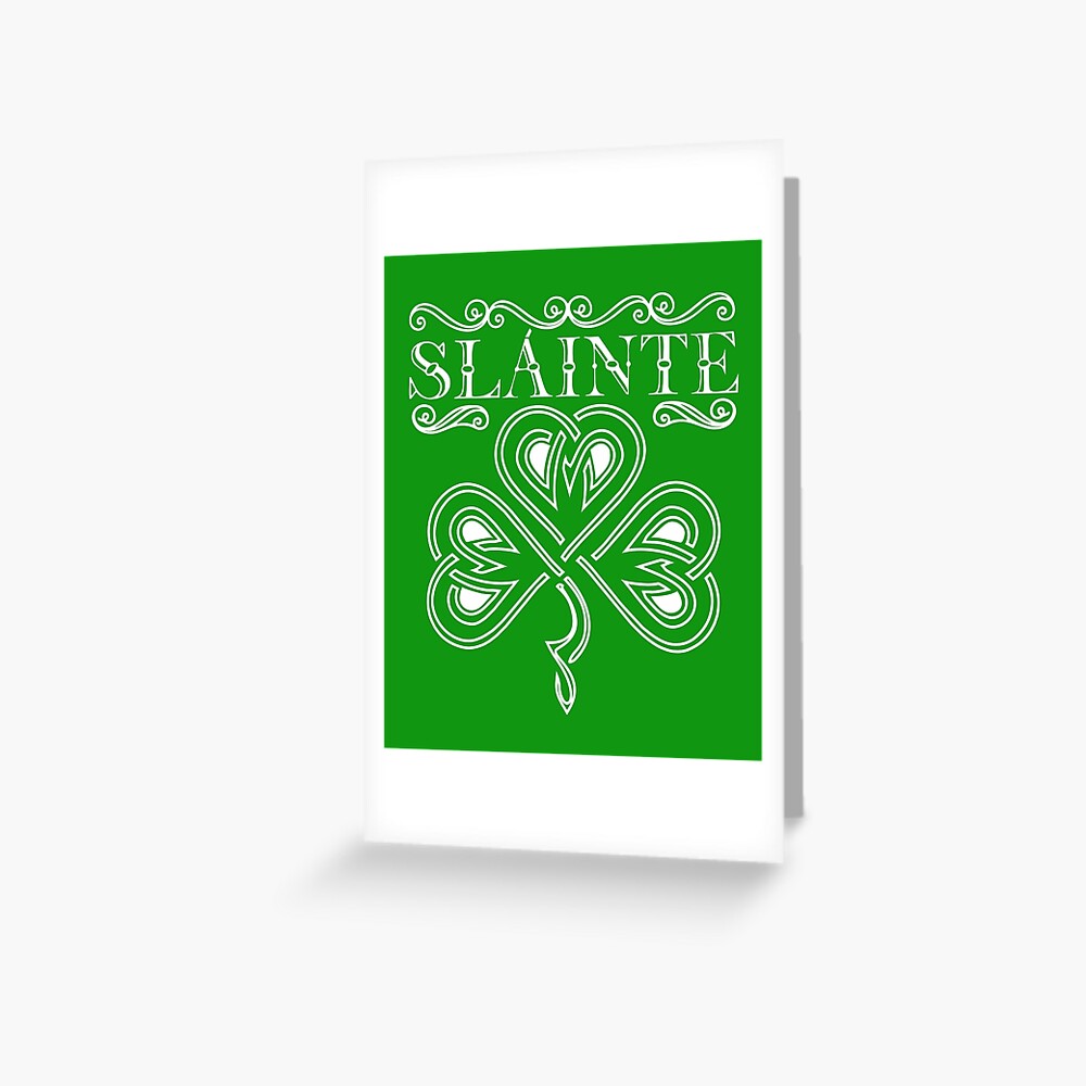 "Slainte Cheers Good Health from Ireland St Patricks Day Drinking Toast ...