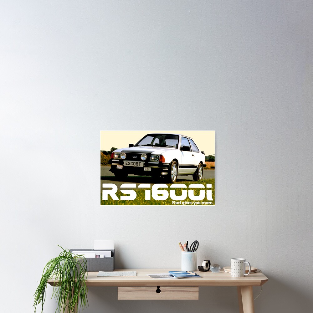 "FORD ESCORT RS1600i" Poster for Sale by ThrowbackM2 | Redbubble