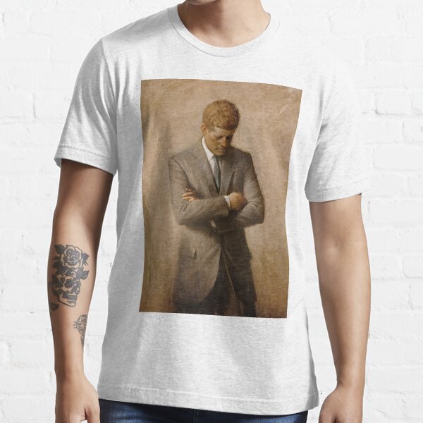 "John F Kennedy Official Portrait by Aaron Shikler" T-shirt for Sale by ...