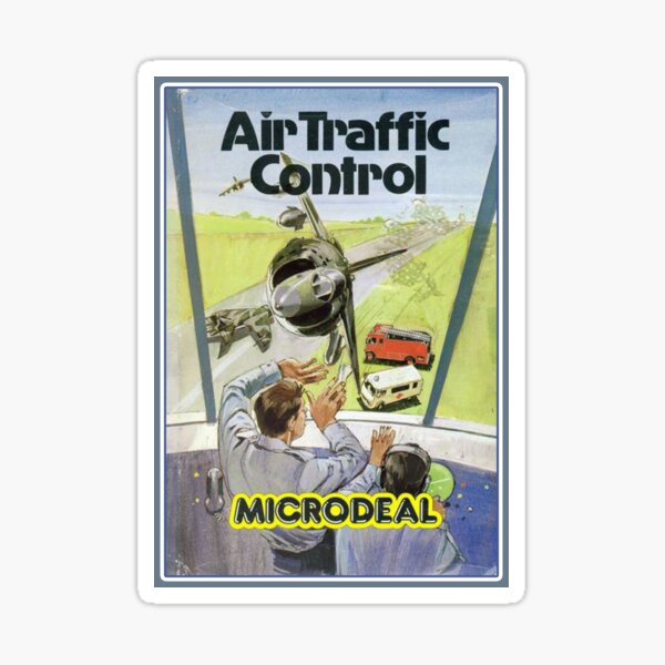 "Air Traffic Control" Sticker for Sale by RetroTrader | Redbubble