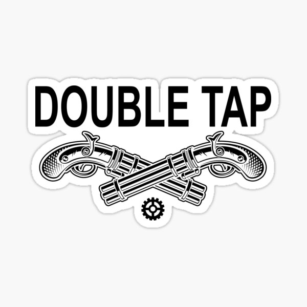 Double Tap Stickers | Redbubble