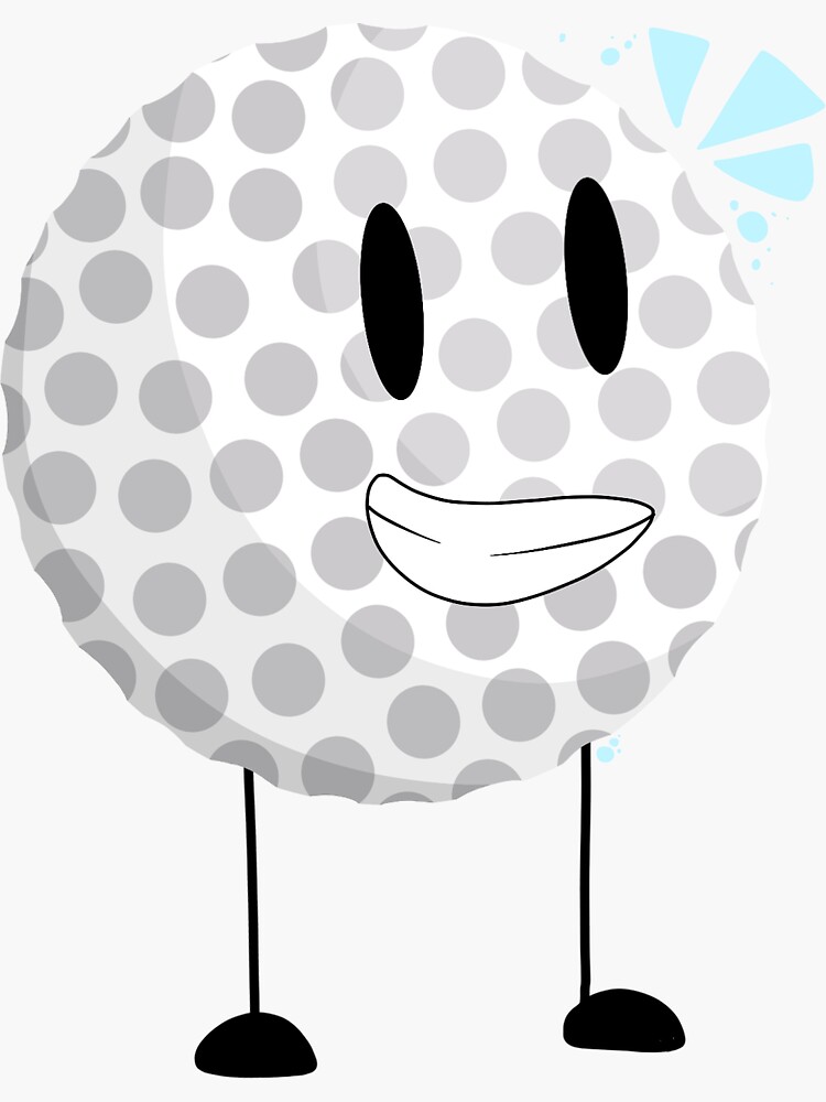 "One pure girl || bfb Golf Ball ||" Sticker for Sale by Alpacadragon ...