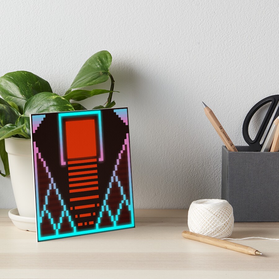 "Vaporwave Pixel Sunrise Retrowave" Art Board Print for Sale by ...
