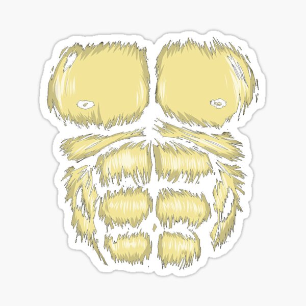 "GORILLA CHEST" Sticker for Sale by AmineDalghich | Redbubble