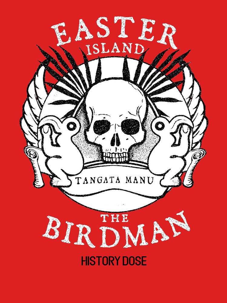 "The Easter Island Birdman--"Tangata Manu" " Essential T-Shirt for Sale ...