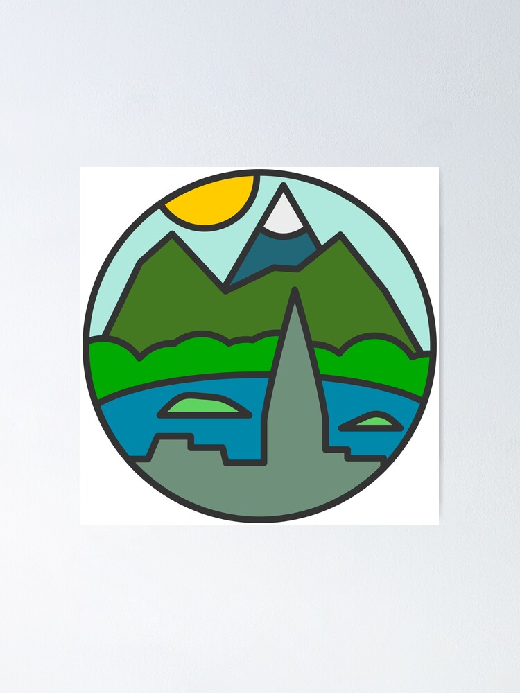 "Killarney Ireland Single Line Badge" Poster for Sale by pscdesign ...