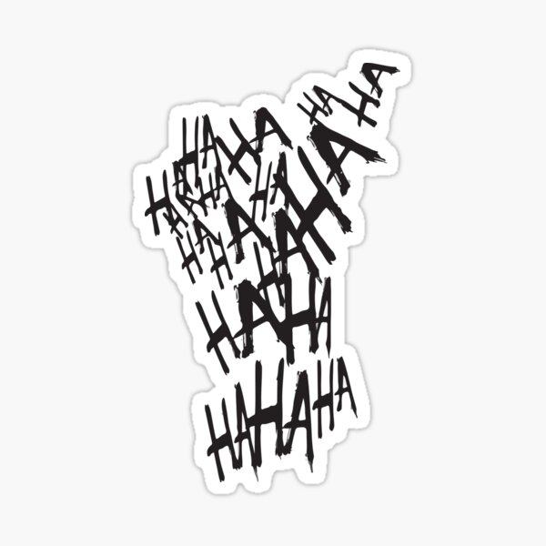 Sticker: Hahahaha | Redbubble