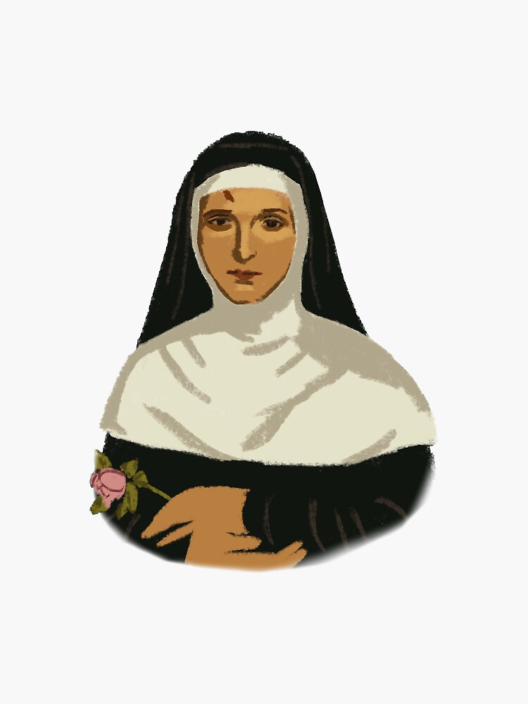 "St. Rita" Sticker for Sale by wildflowersaint | Redbubble