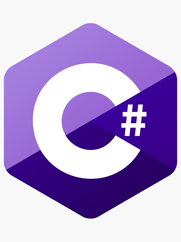 "C# Logo 2020" Sticker for Sale by gio-m | Redbubble