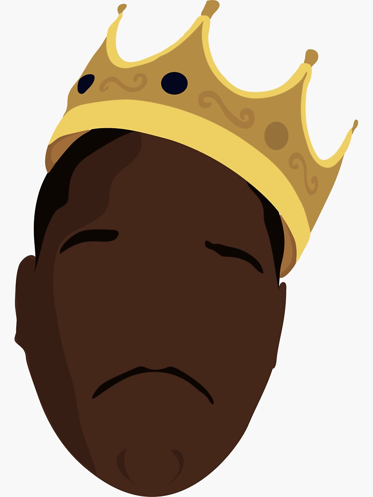 "Biggie vector" Sticker by fabuleuxoff | Redbubble