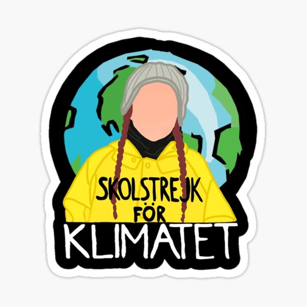 Greta Thunberg Stickers | Redbubble
