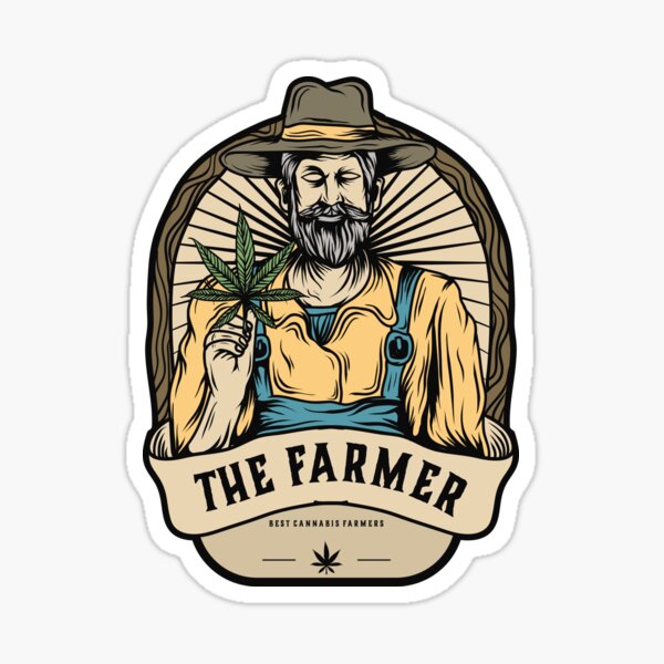 "The Farmer" Sticker by tambustore | Redbubble