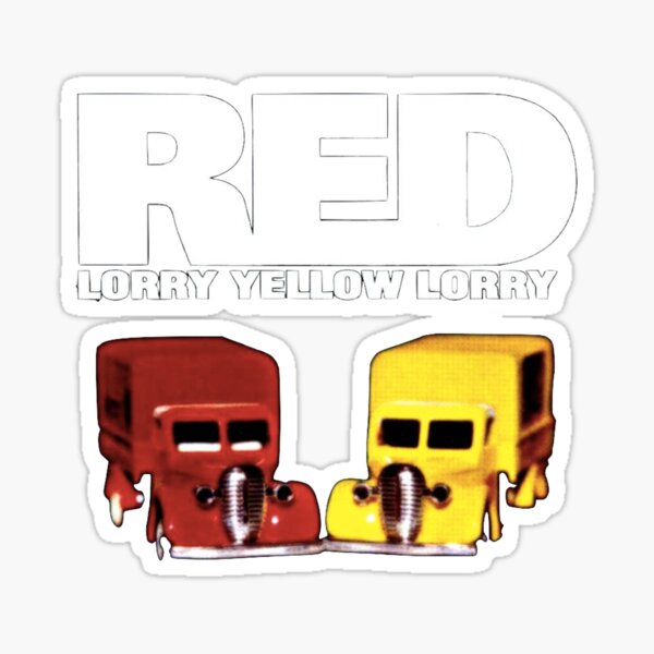 Red Lorry Stickers | Redbubble