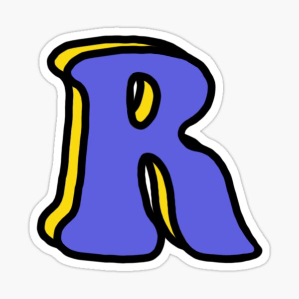 "Letter r " Sticker for Sale by juji316 | Redbubble