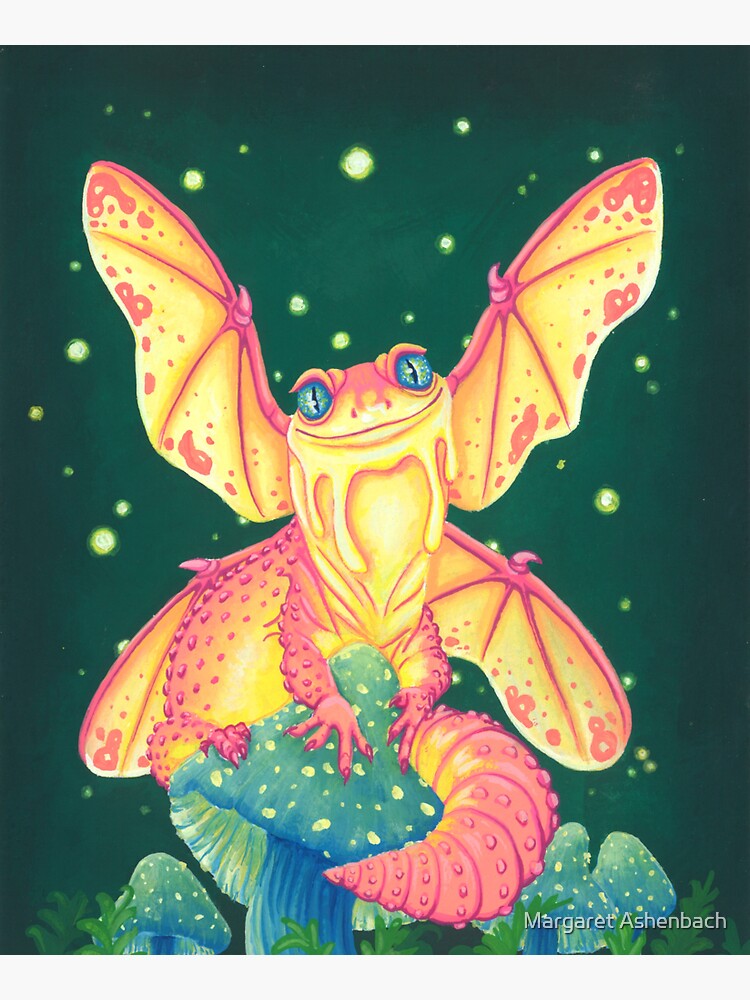 "Salamander Dragon" Sticker for Sale by MargaretS | Redbubble