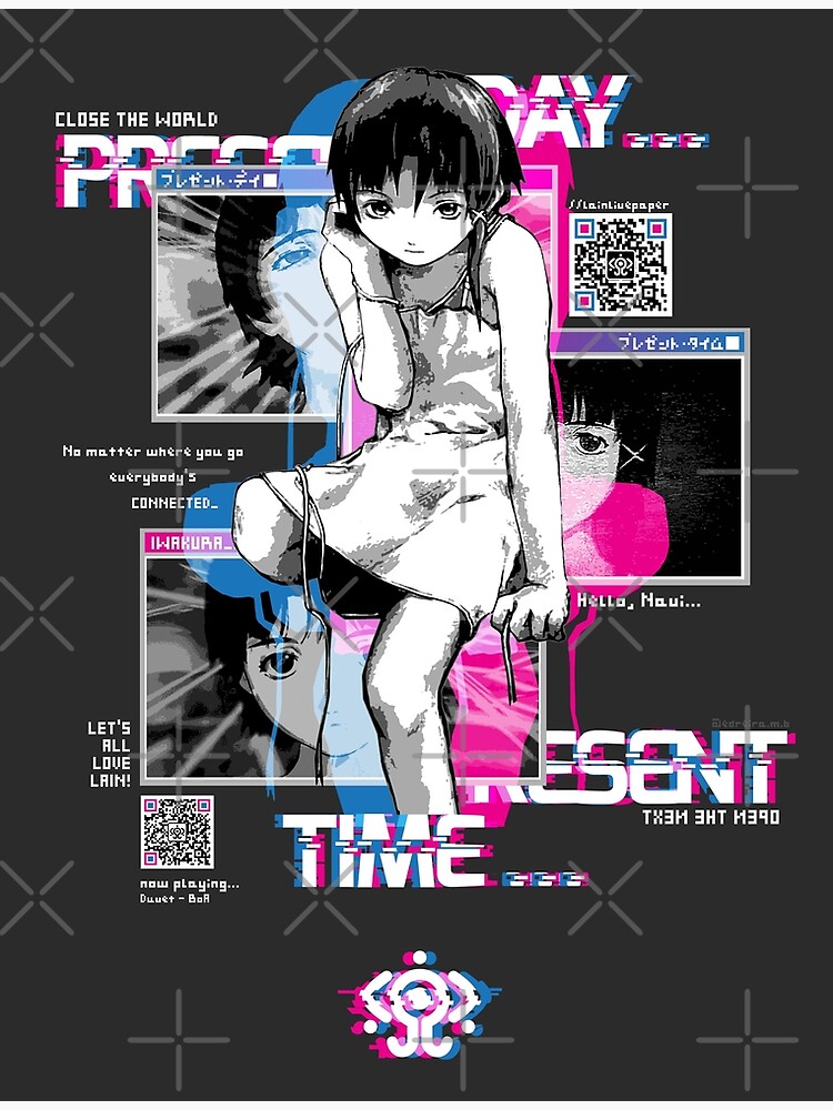 "[QR] Lain Windows" Poster by ChiseLovesong | Redbubble