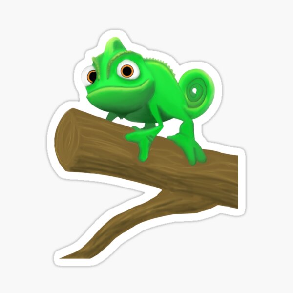 "Pascal Tangled on Branch" Sticker for Sale by taurvellon | Redbubble