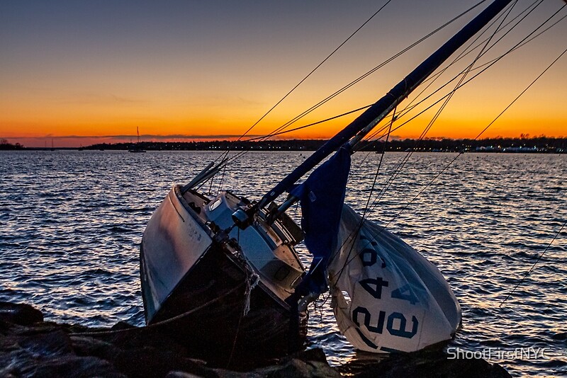 "Broken Sailboat" by ShootFirstNYC | Redbubble