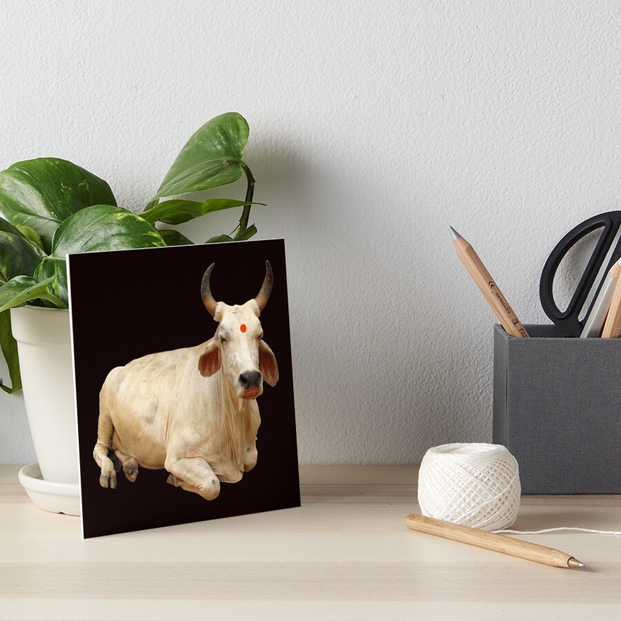 "Gao Mata / Sacred Cow" Art Board Print by Zimbo-Zimbo | Redbubble