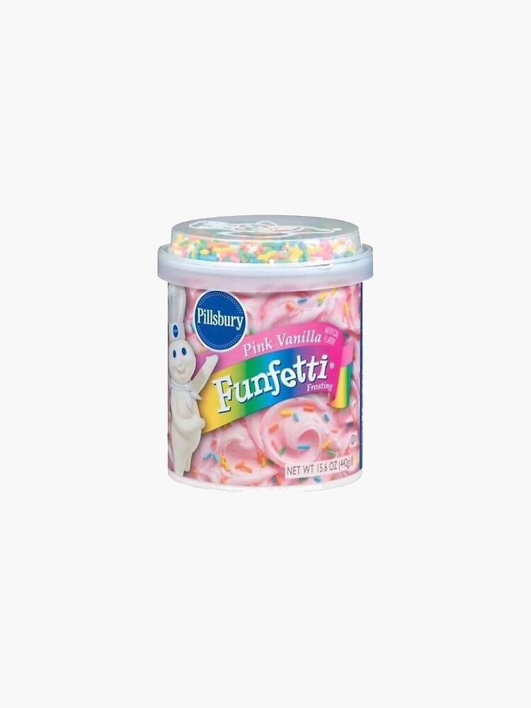 "Pink Funfetti Sticker" Sticker for Sale by gardenparty69 | Redbubble