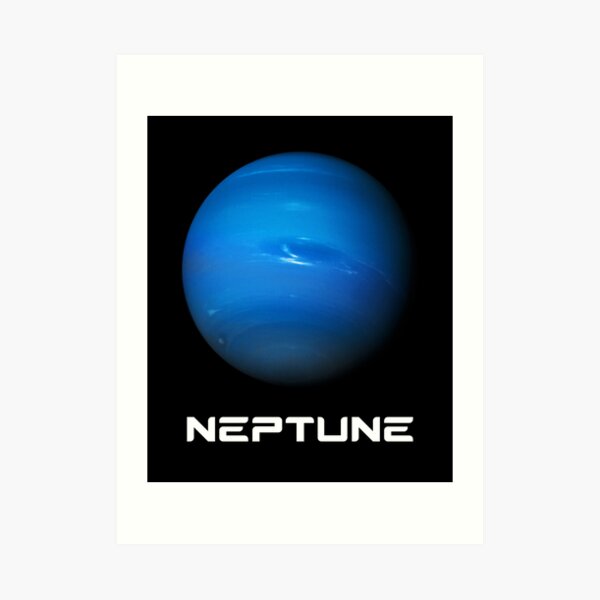 Lámina artística «Planeta Neptuno Astronomía Sistema Solar Vía Láctea ...