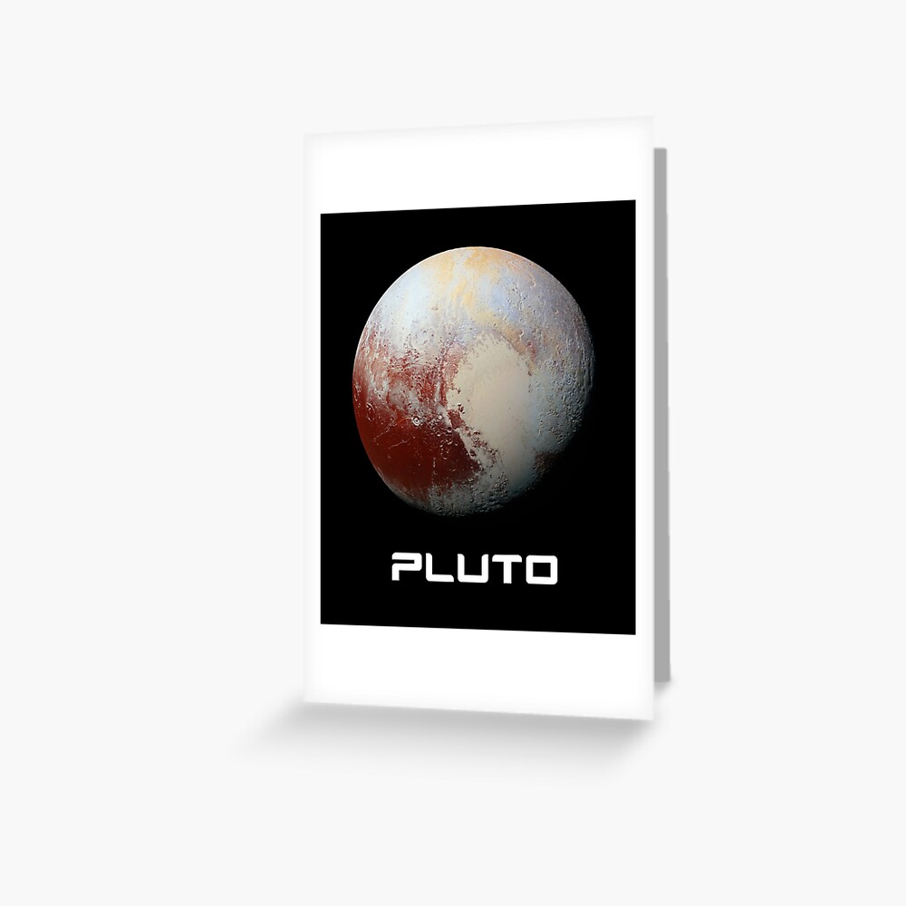 "Planet Pluto (RIP) Astronomy Solar System Milky Way Galaxy" Greeting ...