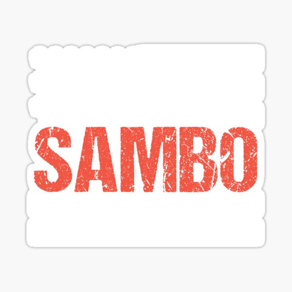 "Sambo USA Flag Russian Soviet Martial Art Combat MMA" Sticker by ...