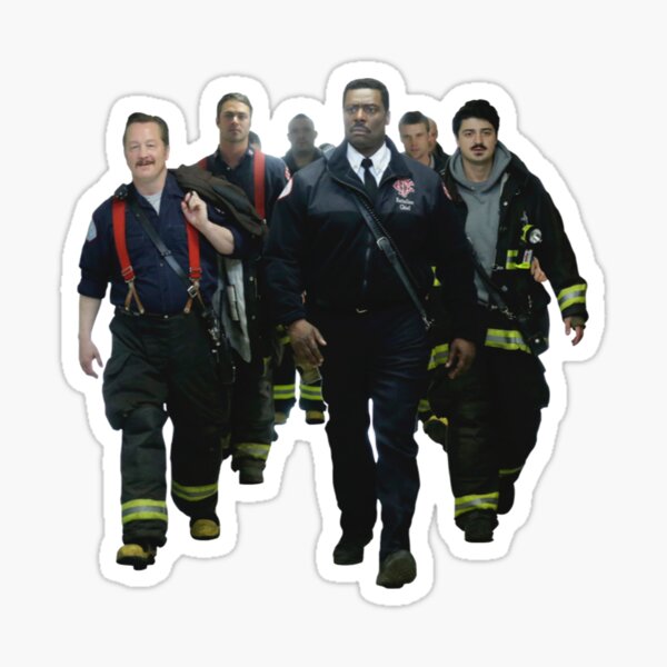 "CHICAGO FIRE CREW" Sticker by emilybraz7 | Redbubble