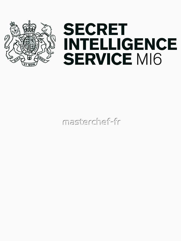 "Secret Intelligence service MI6" Essential T-Shirt for Sale by ...